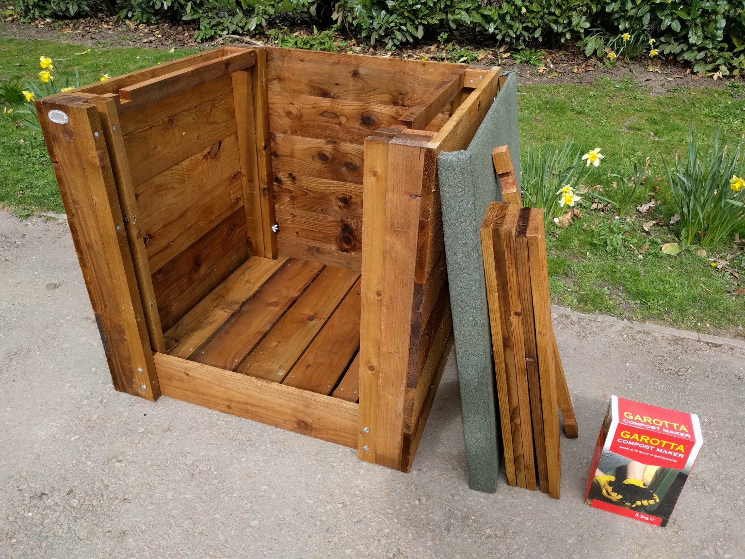 Wooden Compost Bin System | Archwood Greenhouses